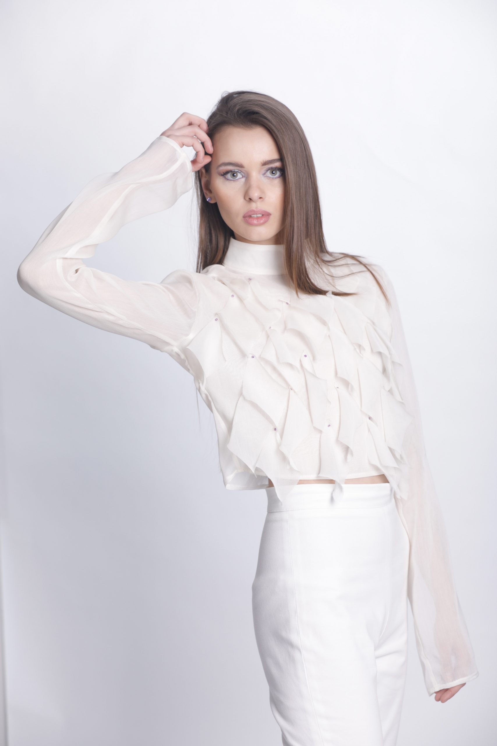 Crystal silk goddess top - Metasensys